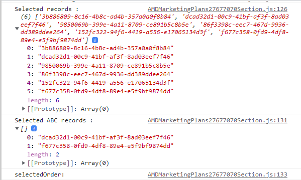 Unable To Push Values Into Array Correctly Community Creatio